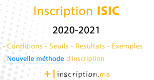 Concours et Inscription ISIC 2020-2021 Rabat - inscription.ma